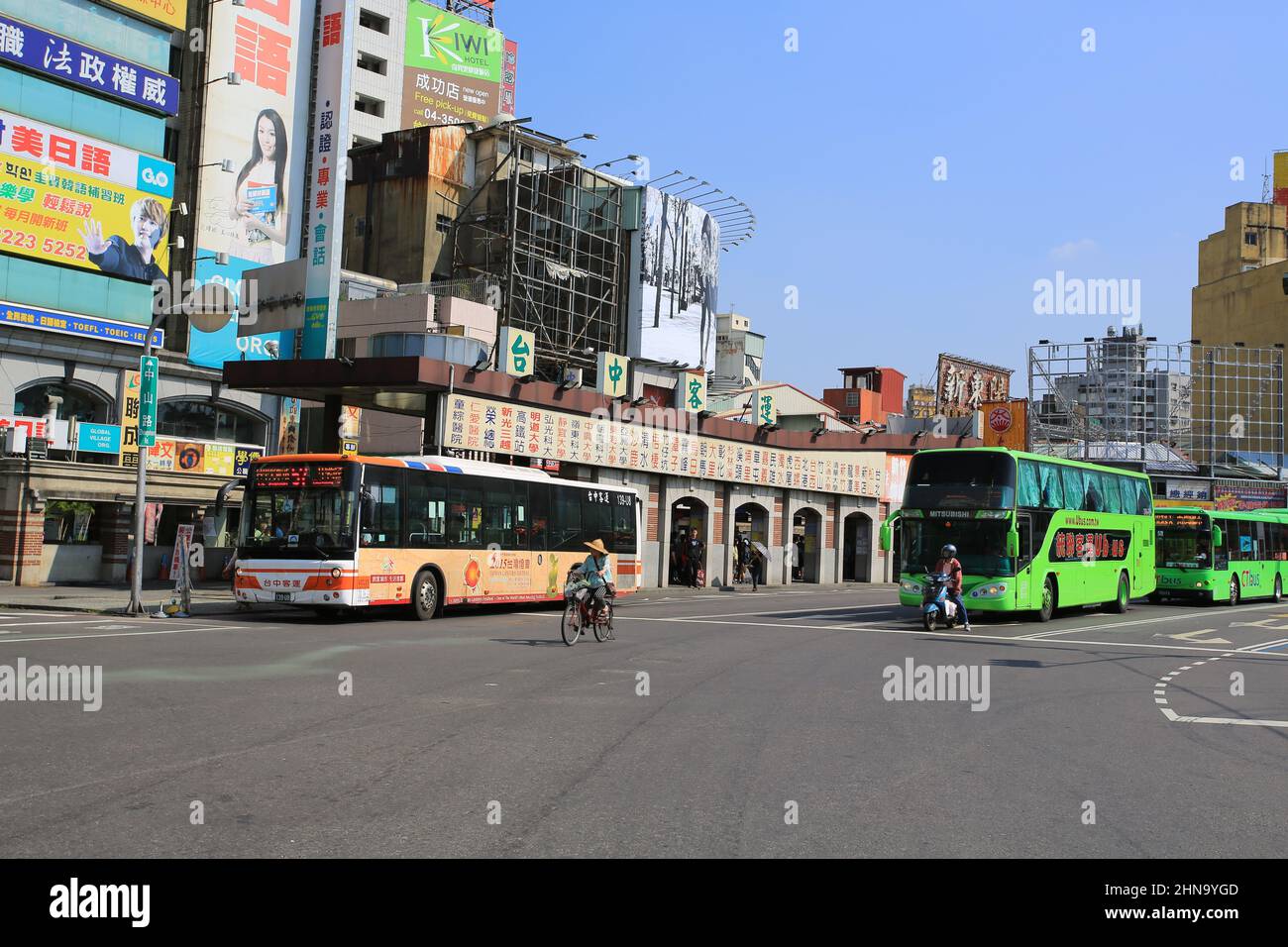 bus top in taichung city Stock Photo - Alamy