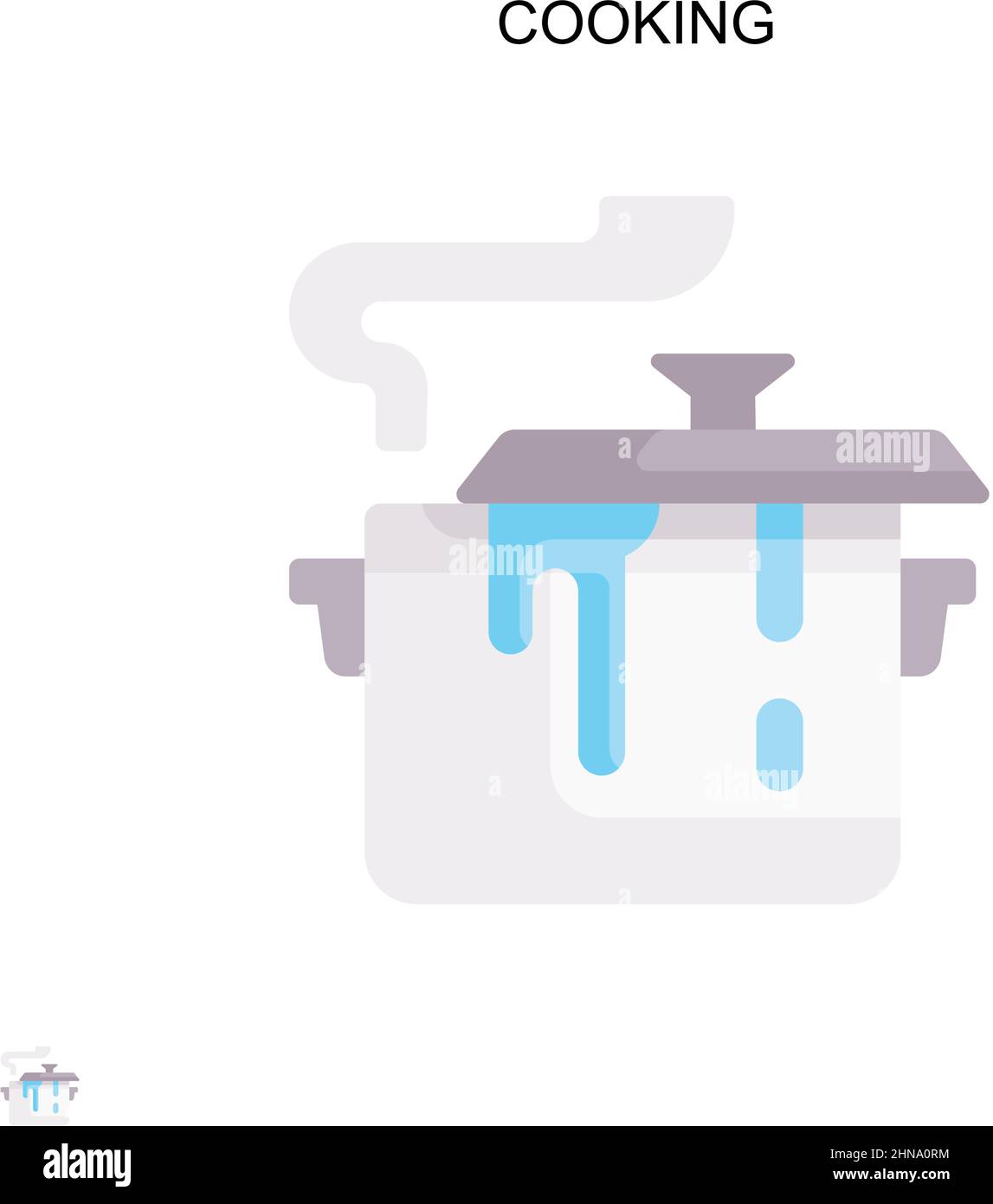 Cooking Simple vector icon. Illustration symbol design template for web ...