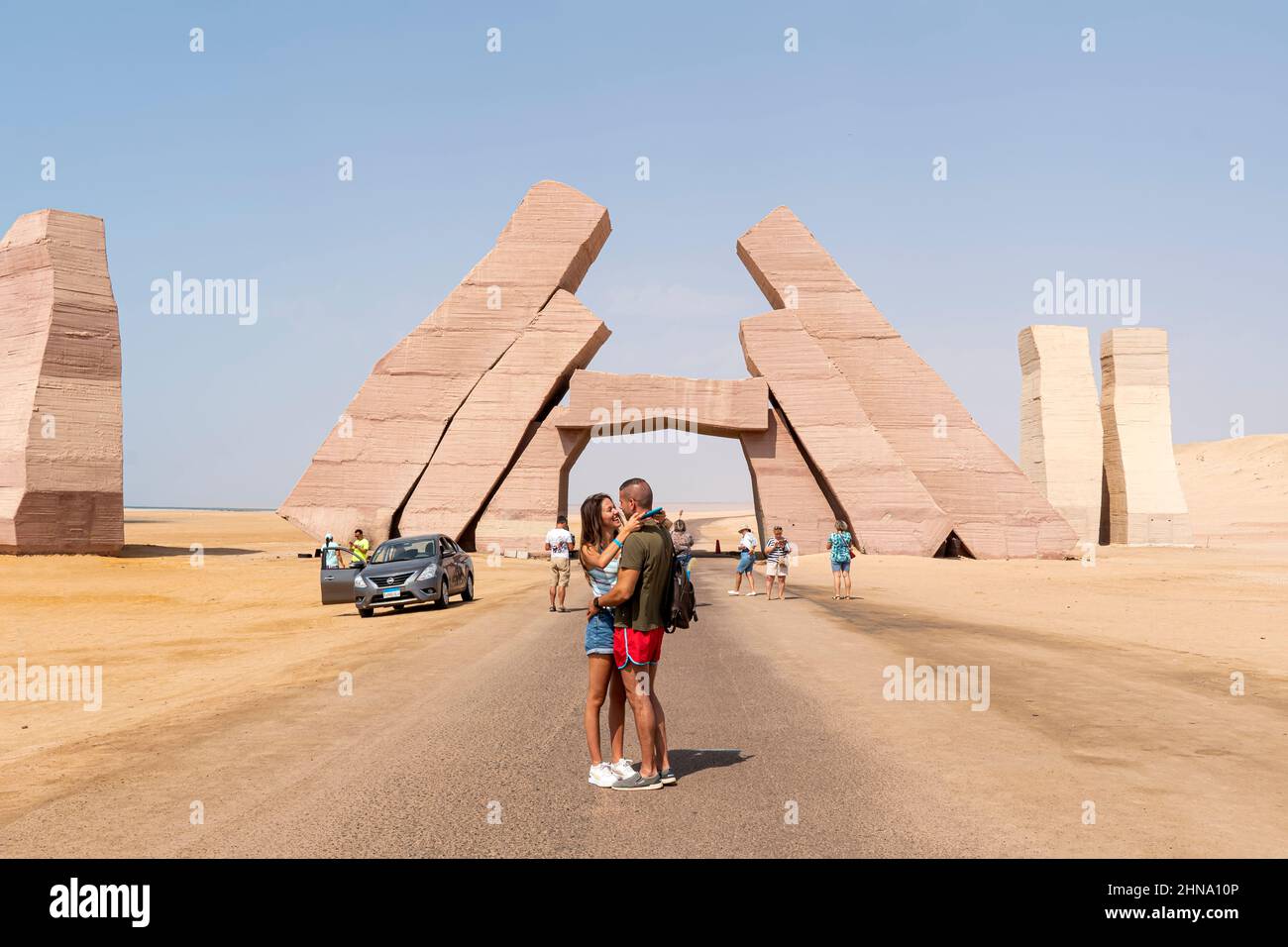 Allah Door, entrance of Ras Mohammed National Park. Sharm el Sheikh ...