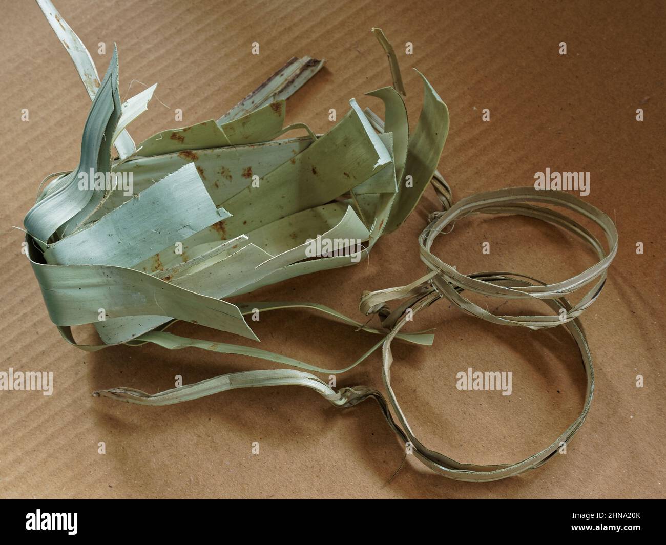 02 15 2022 Traditional handmade palm leaf Packaging for Palm Jaggery ...