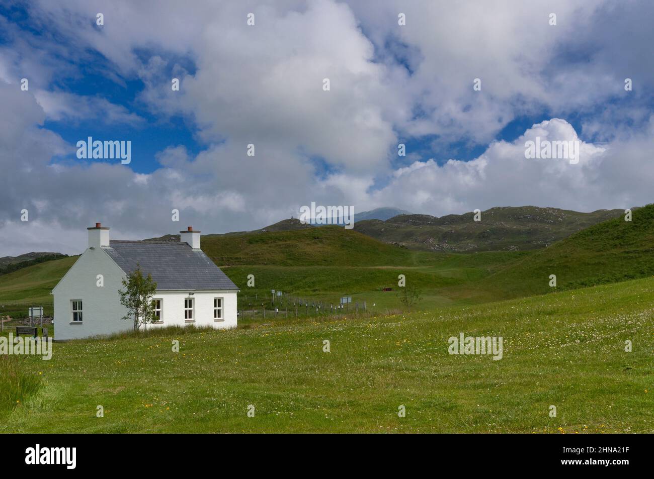 The Clubhouse at the Traigh Golf Club, Portnaluchaig, Bunacaimb ...