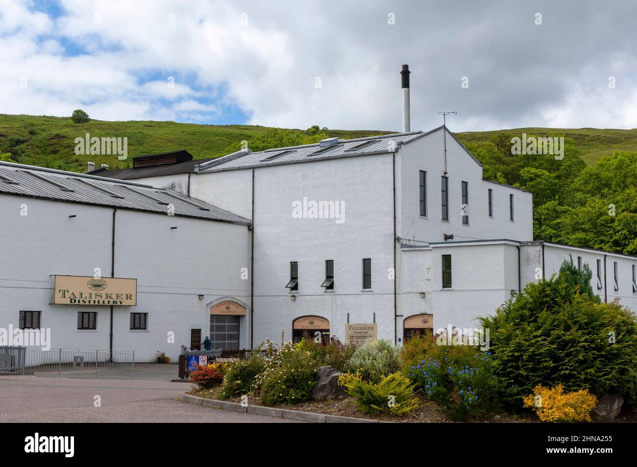 Talisker Distillery, Carbost, Isle of Skye, Scotland, UK Stock Photo ...