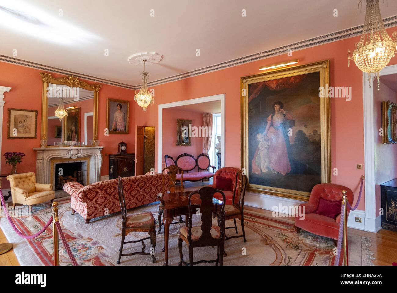 Dunvegan Castle, Dunvegan, Isle of Skye, Scotland, UK - interior view ...