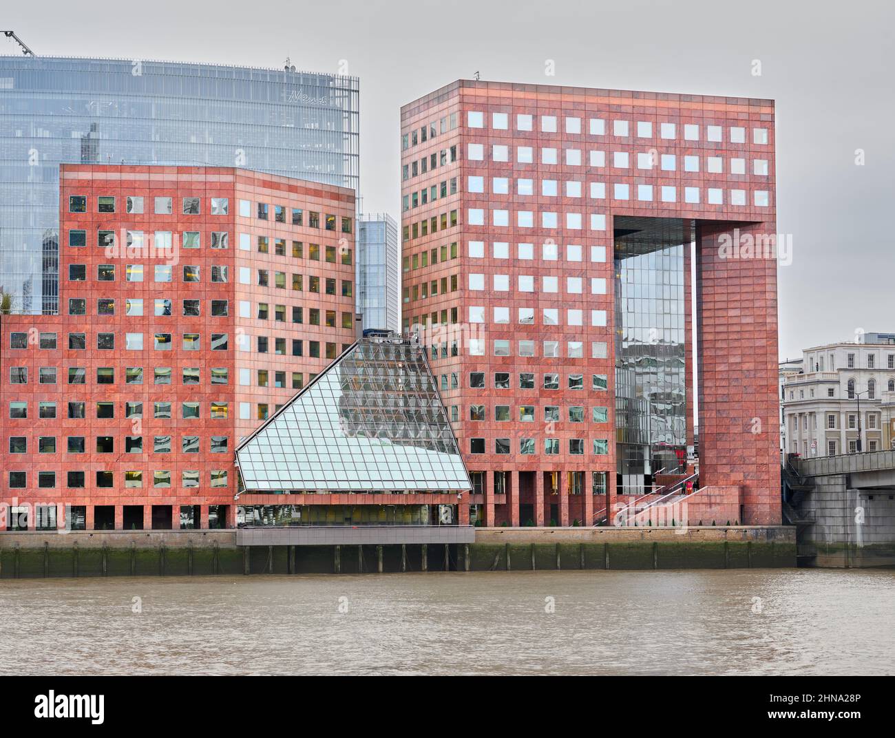 Number One london Bridge, south bank, river Thames, London, England ...