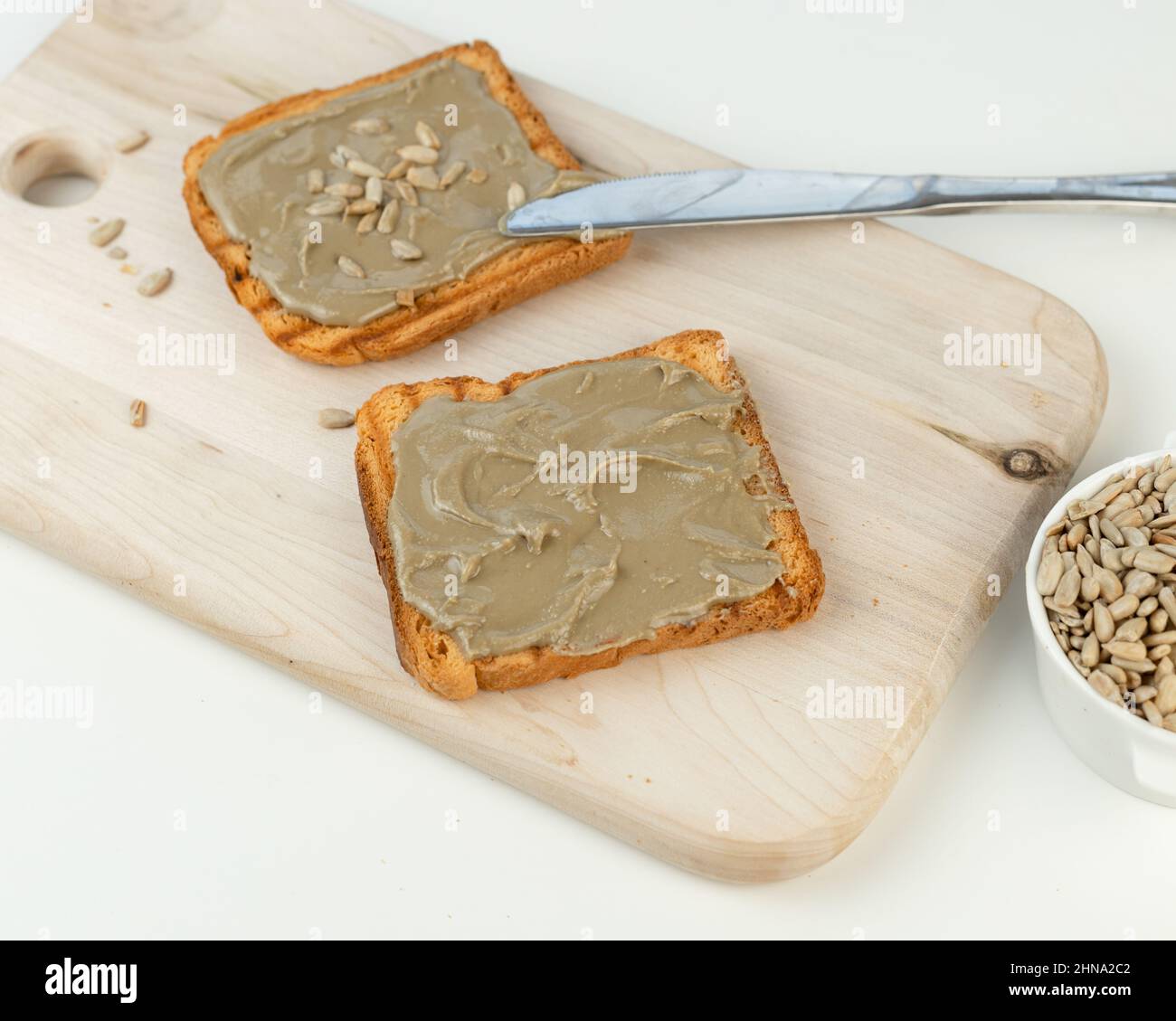 Toasted Bread Spread Organic Sunflower butter. A delicious, creamy and ...