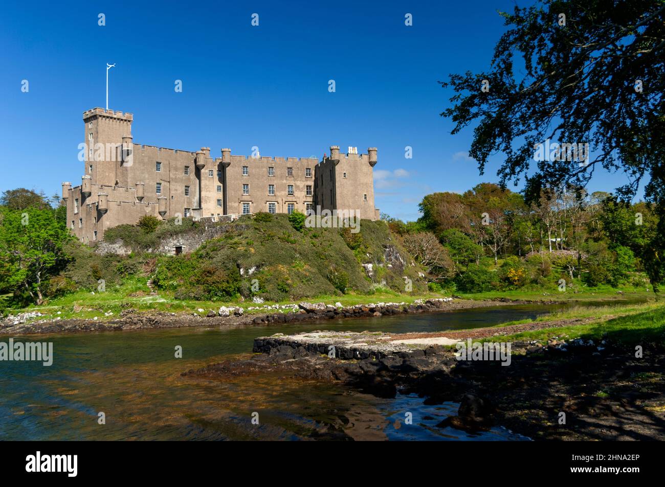 Dunvegan Castle, Dunvegan, Isle of Skye, Scotland, UK Stock Photo - Alamy