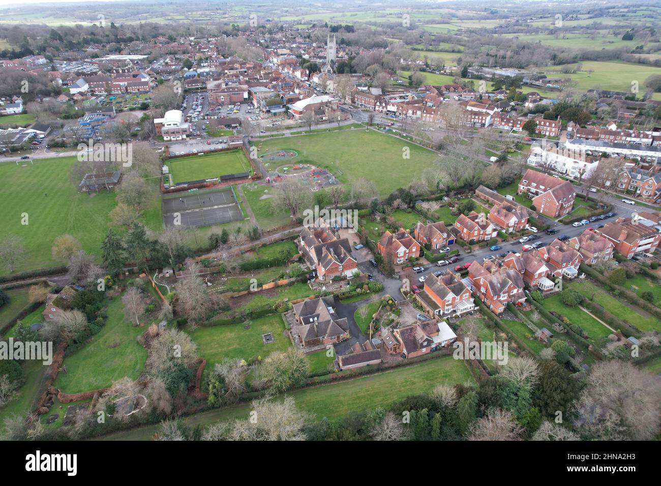 Aerial view of tenterden hi-res stock photography and images - Alamy