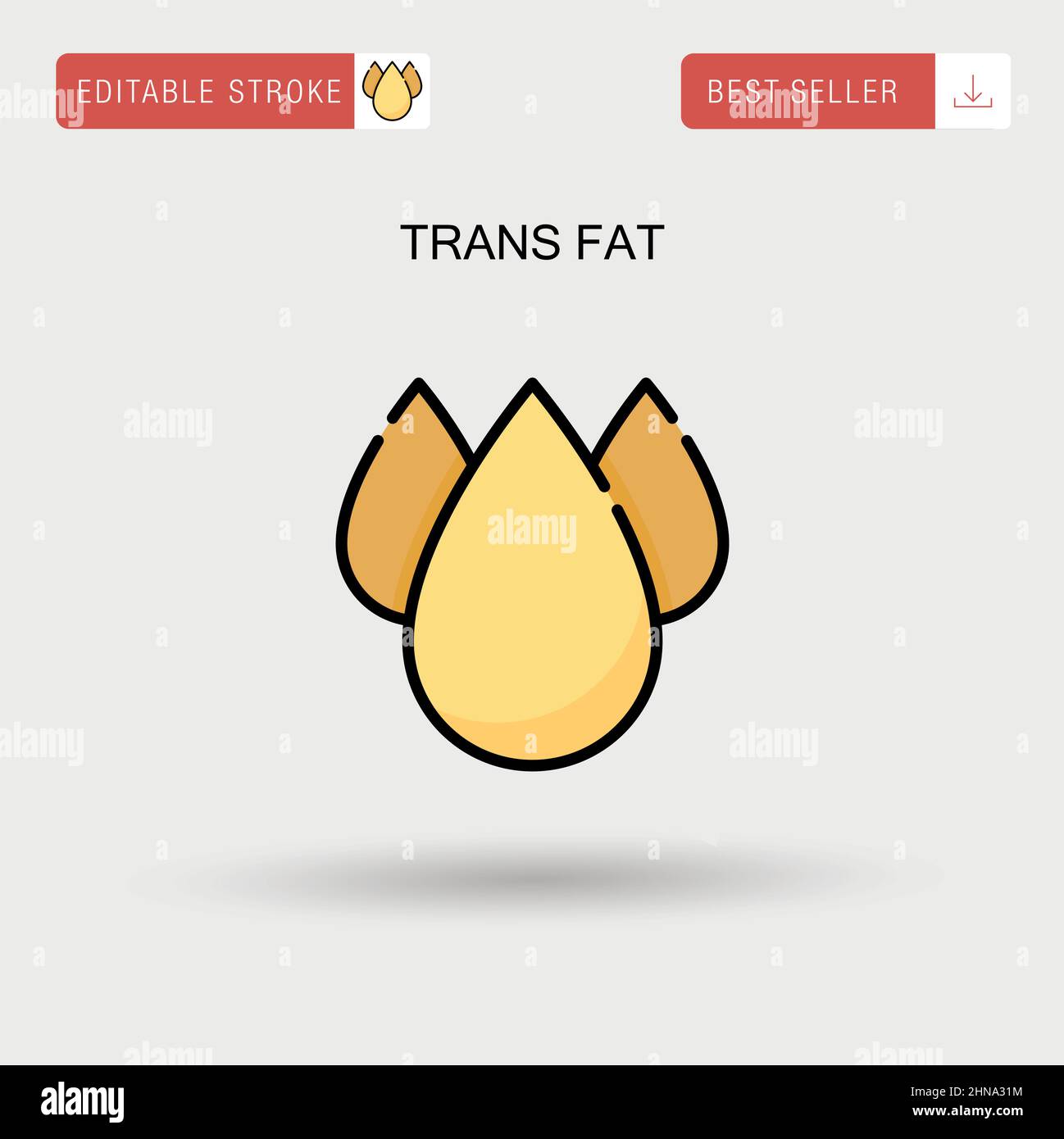 Trans fat Simple vector icon Stock Vector Image & Art - Alamy