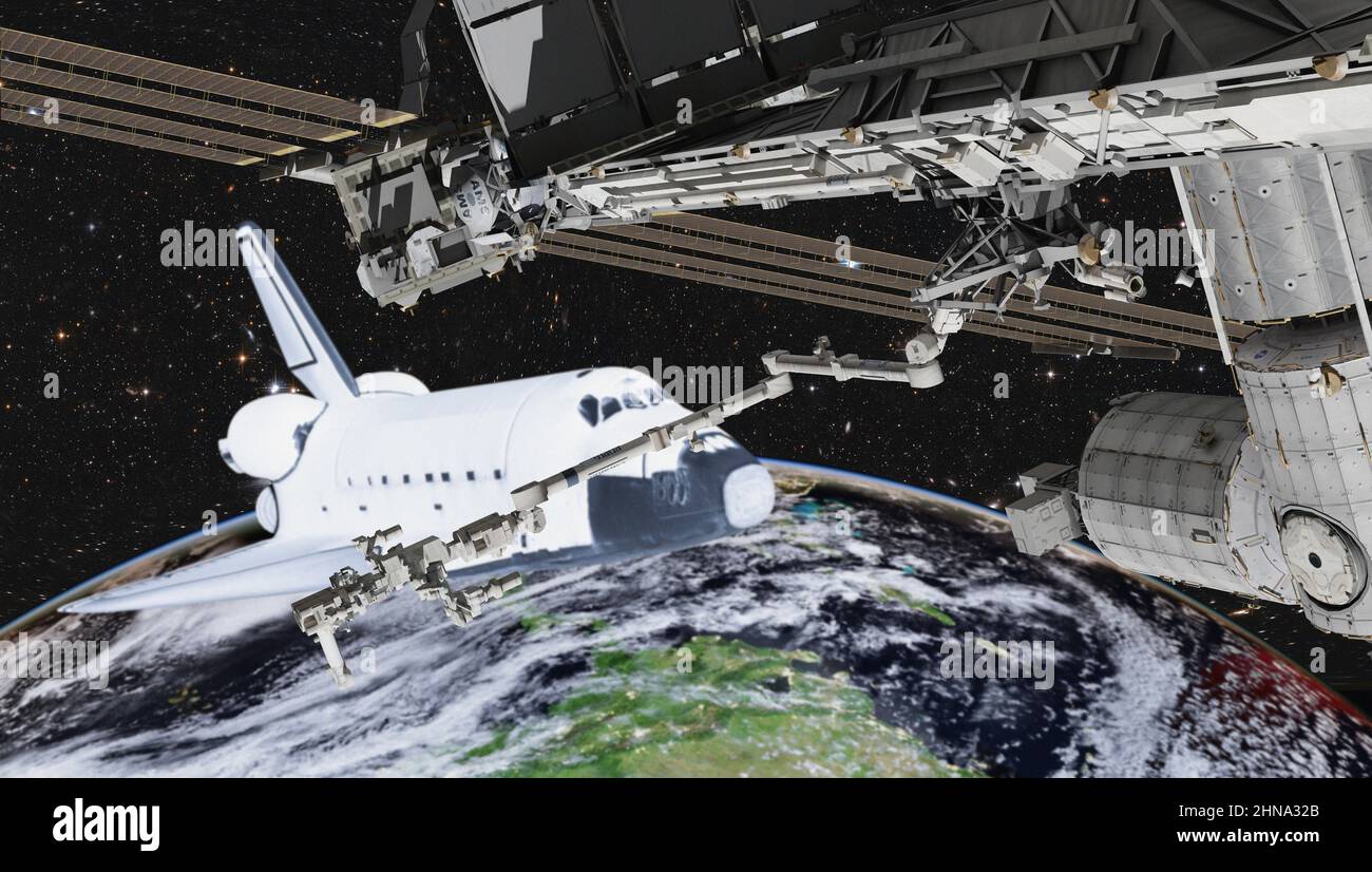 Earth From The Spaces Shuttle