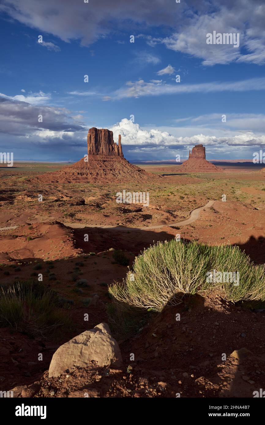Daytime view of the Monument Valley, USA Stock Photo - Alamy
