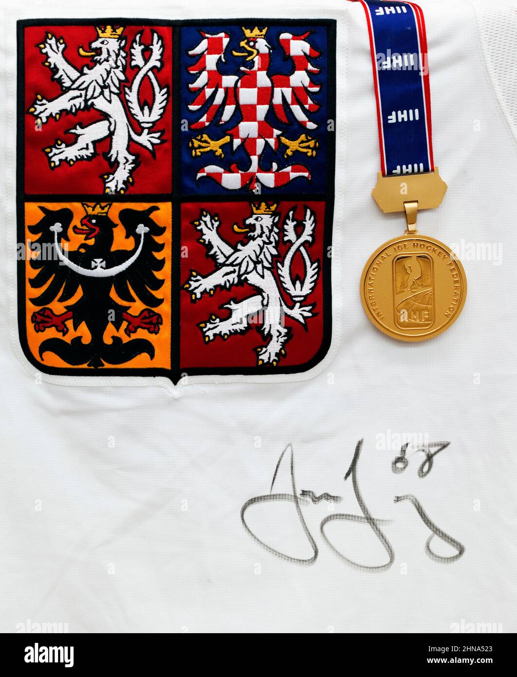 World Championships ice hockey golden medal, which won the Czech ice ...