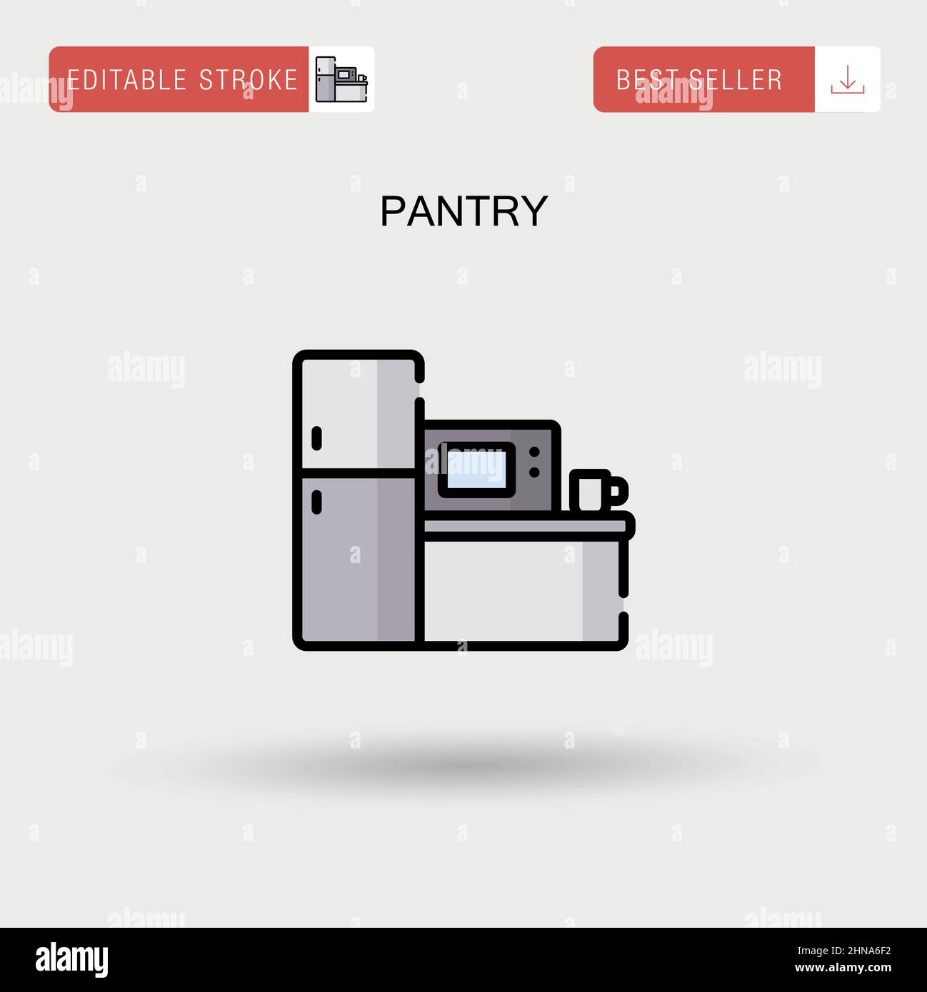 Pantry Simple vector icon Stock Vector Image & Art - Alamy