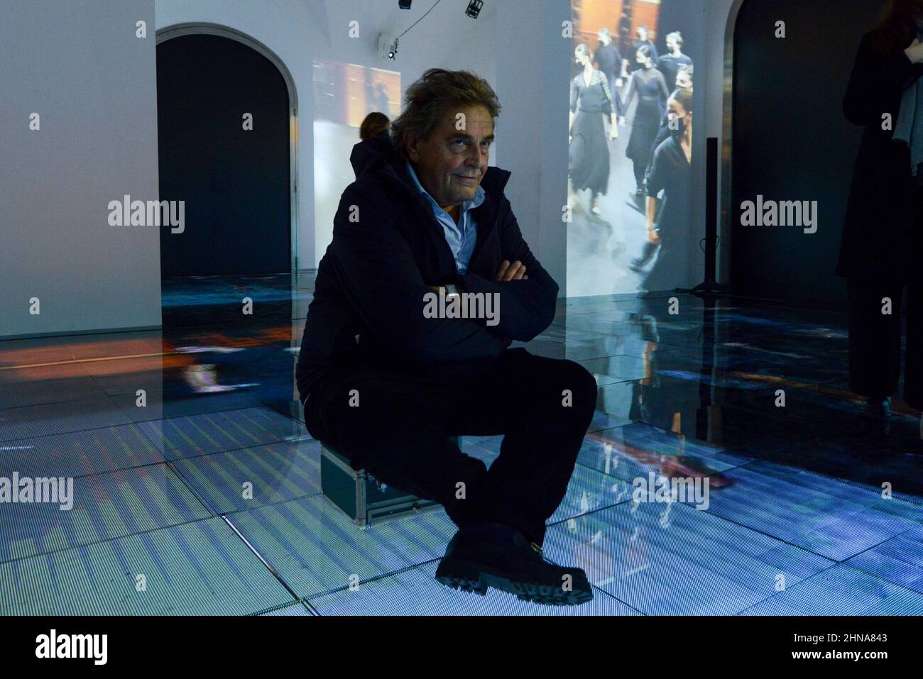 Rhinoceros Gallery, Rome, Italy, February 14, 2022, Raffaele Curi, art ...