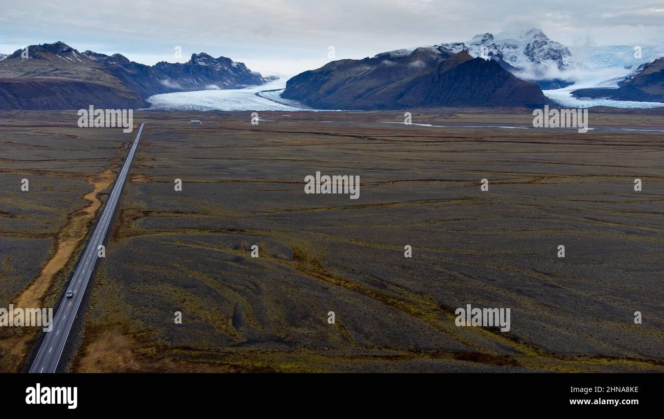 Road from above Stock Photo - Alamy
