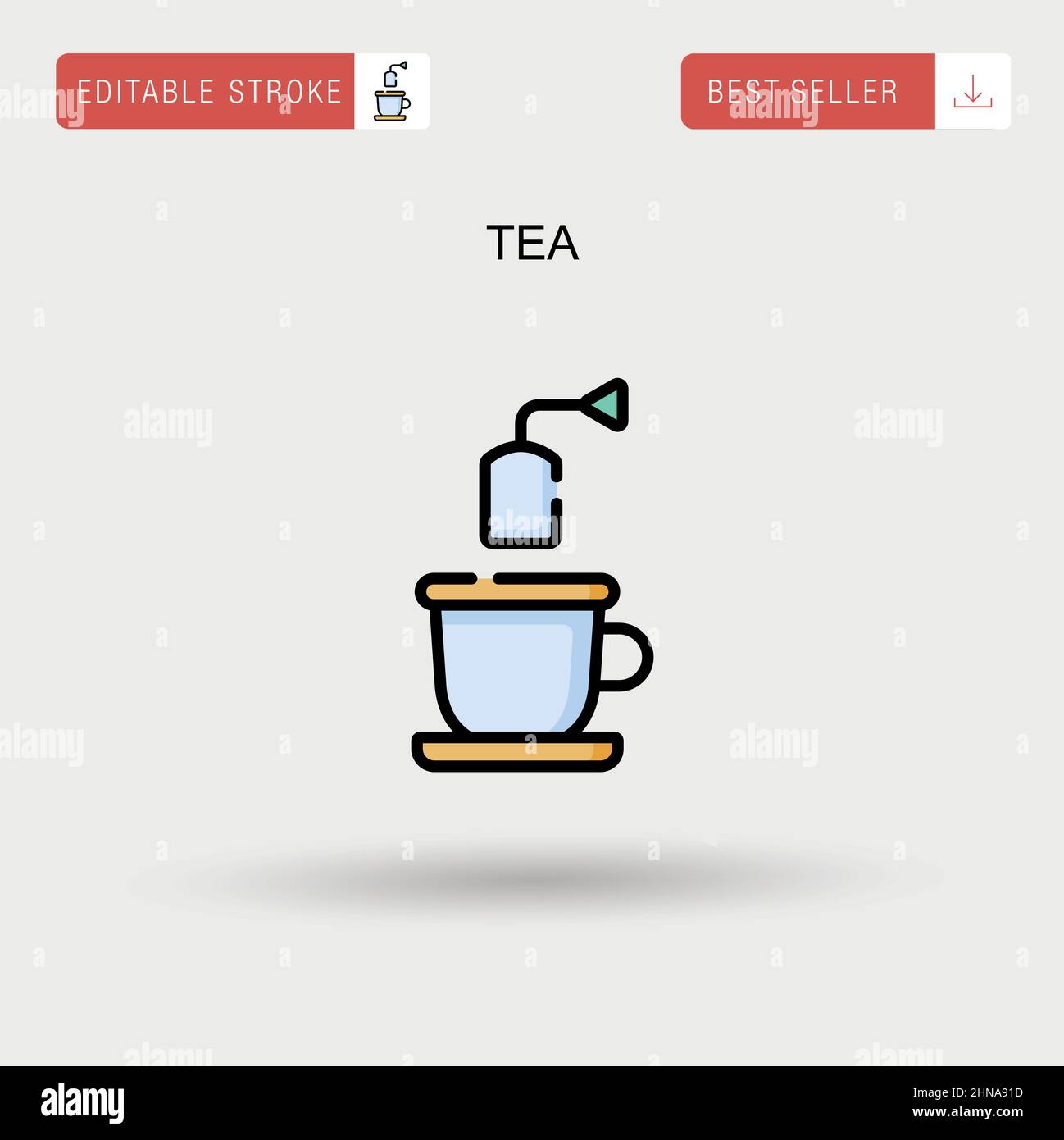 Tea Simple vector icon Stock Vector Image & Art - Alamy
