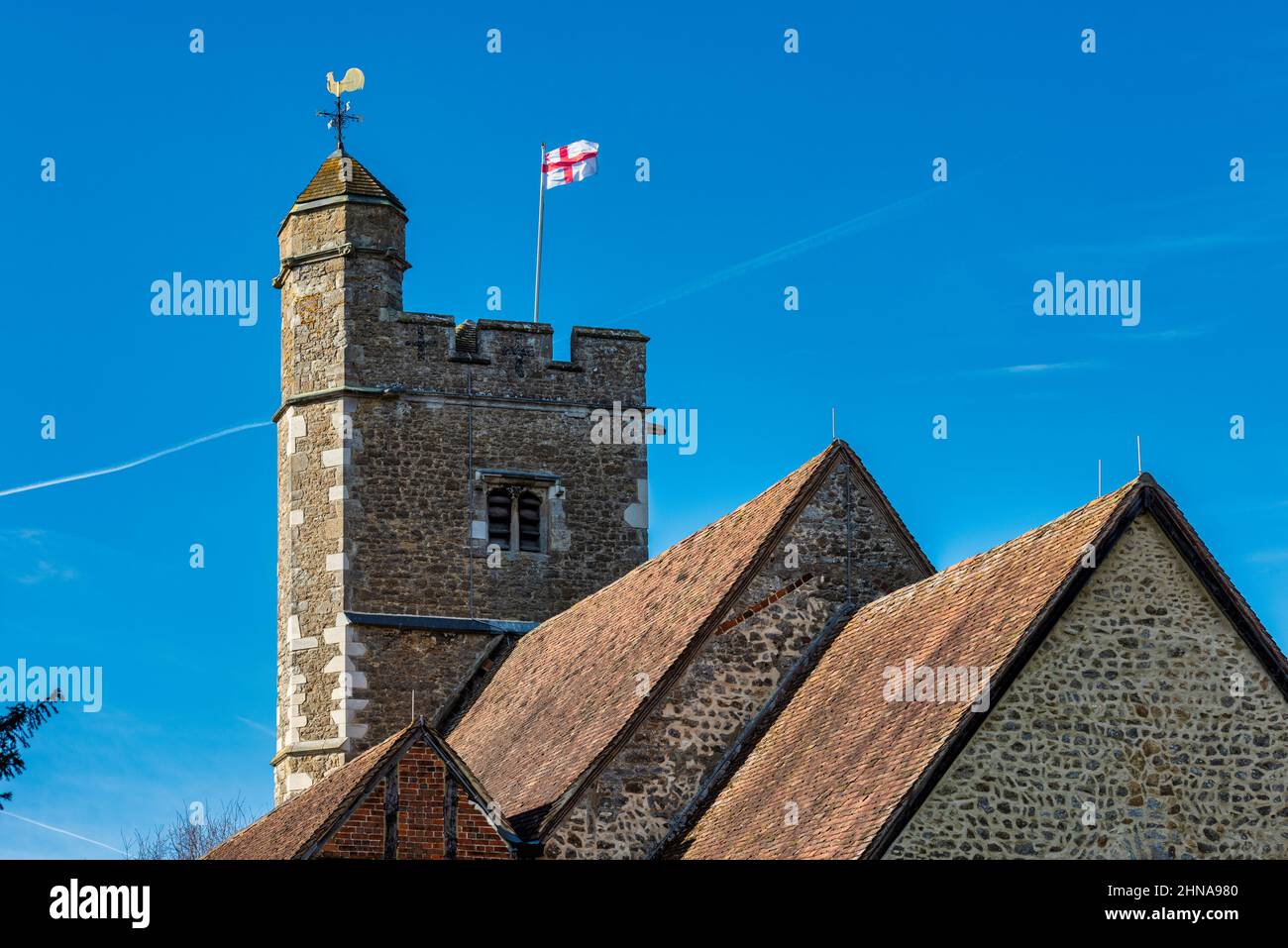 St Martin Church in Ryarsh near Maidstone, Kent, England Stock Photo ...