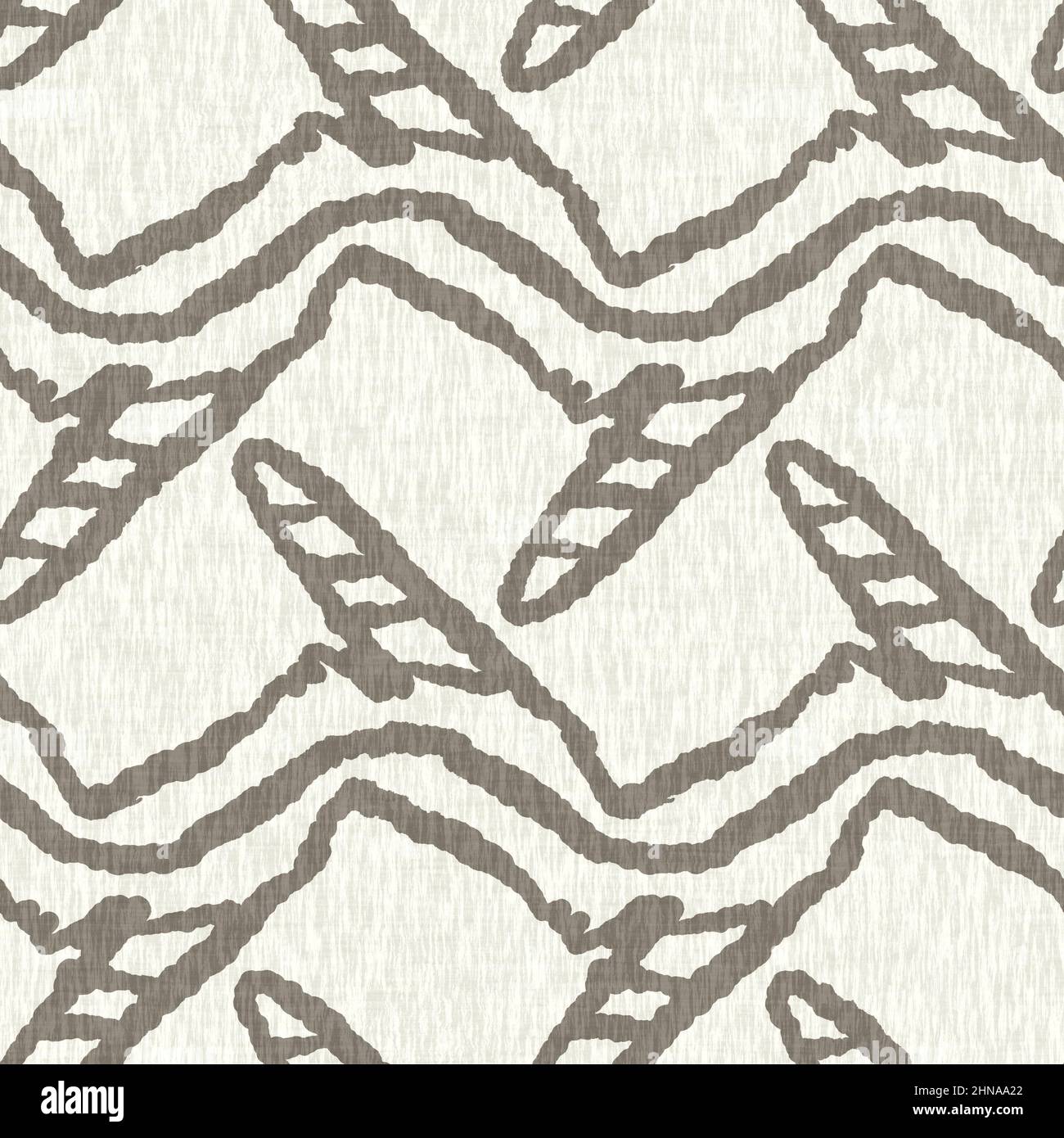Hand drawn doodle linen effect texture pattern. Seamless woven natural ...