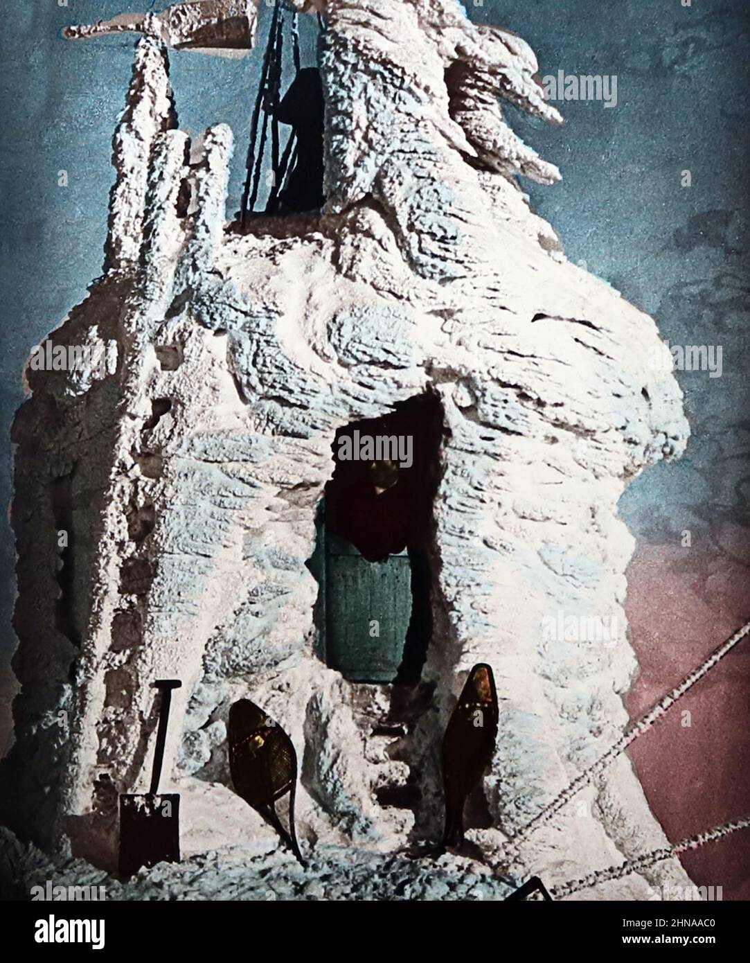 Ben Nevis Observatory, Scotland, Victorian period Stock Photo - Alamy