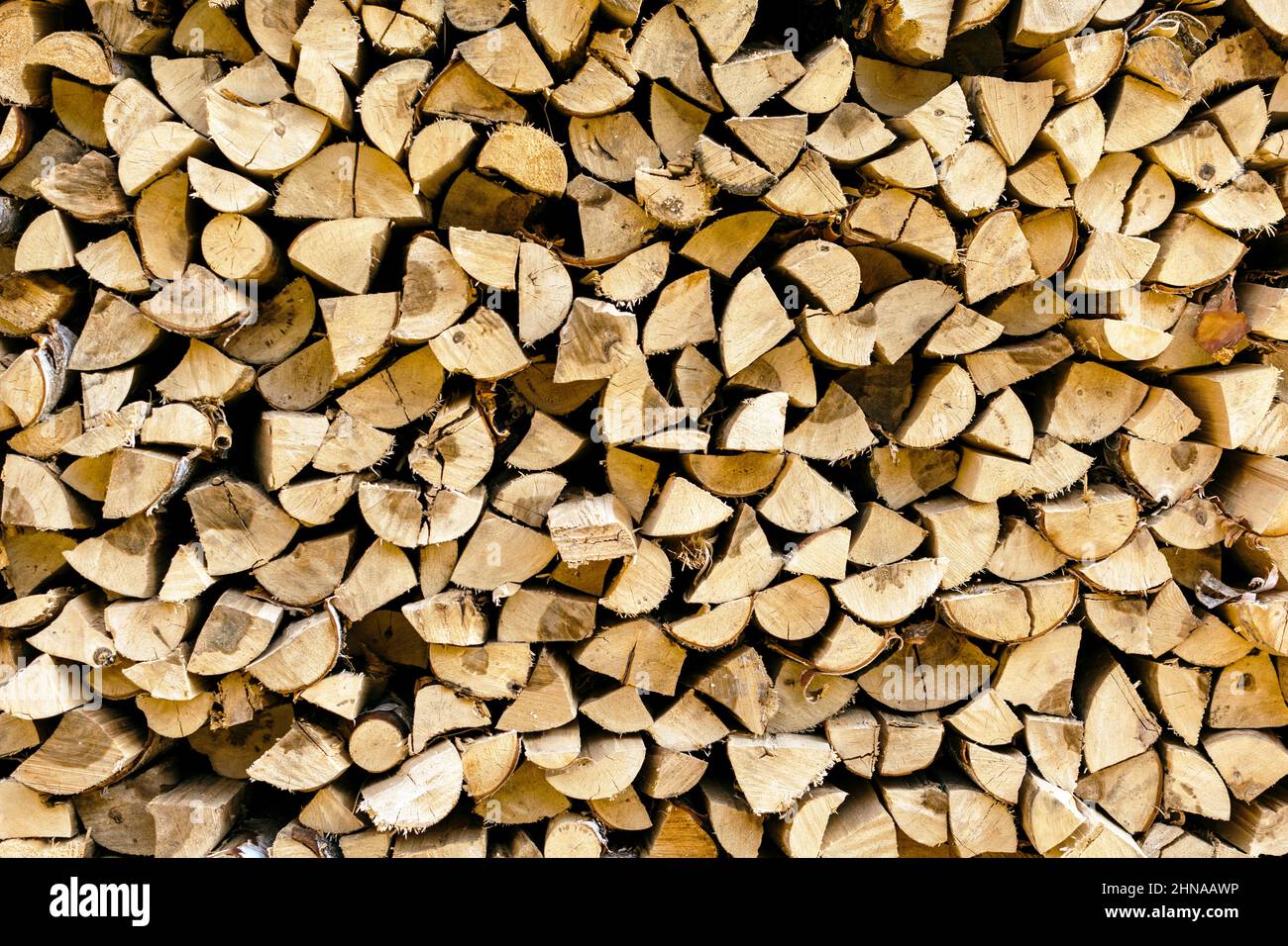 Background from a variety of natural wooden logs Stock Photo - Alamy