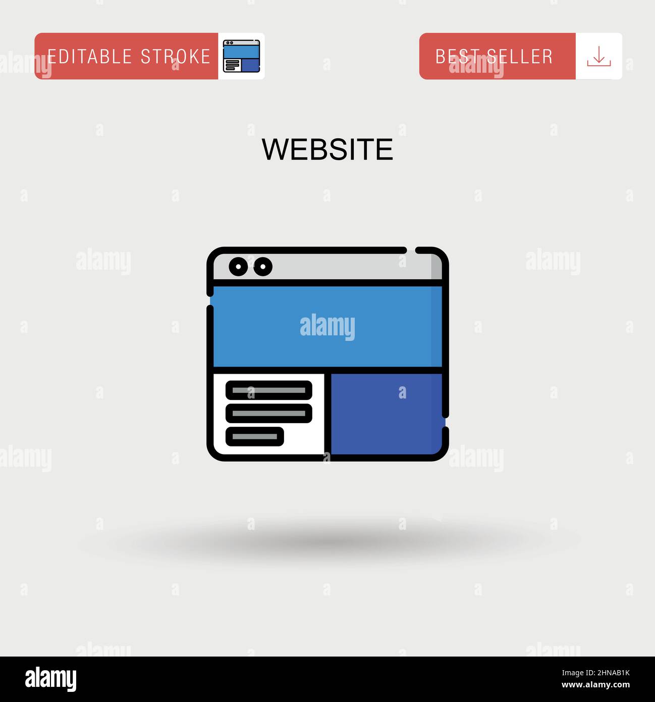 Website simple hi-res stock photography and images - Alamy