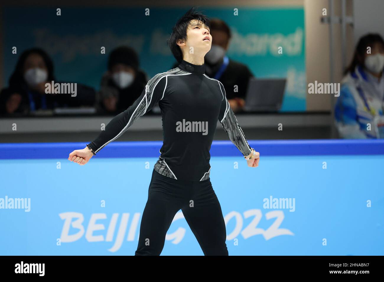 Beijing, China. 15th Feb, 2022. Yuzuru Hanyu (JPN) Figure Skating : Men ...