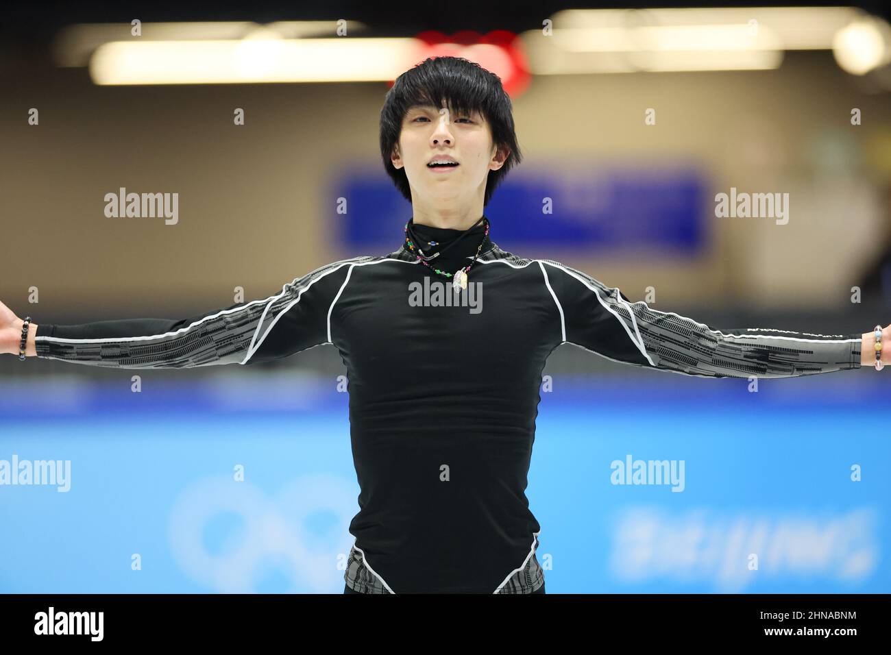Beijing, China. 15th Feb, 2022. Yuzuru Hanyu (JPN) Figure Skating : Men ...