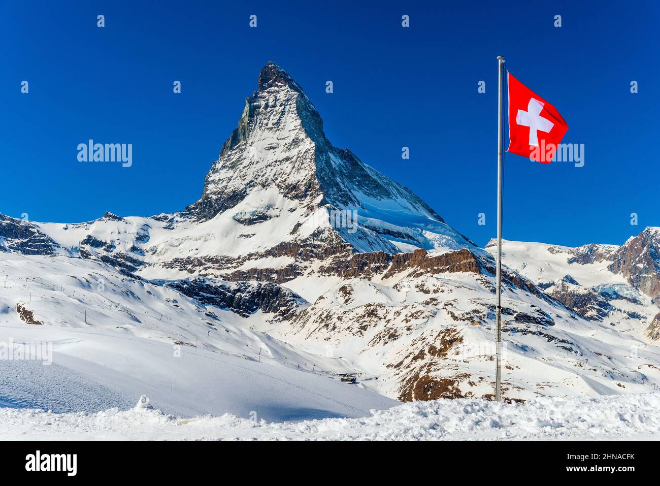 Flag of swit hi-res stock photography and images - Alamy