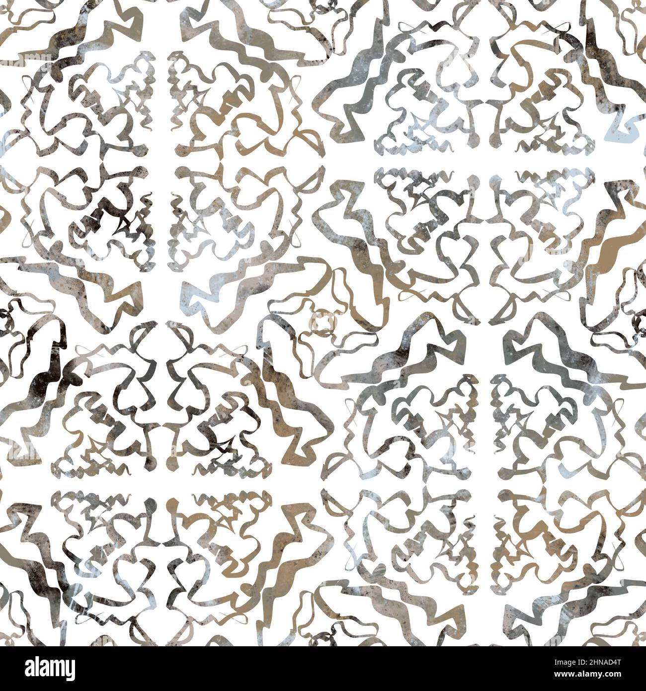 Seamless neutral and white grungy classic abstract surface pattern ...