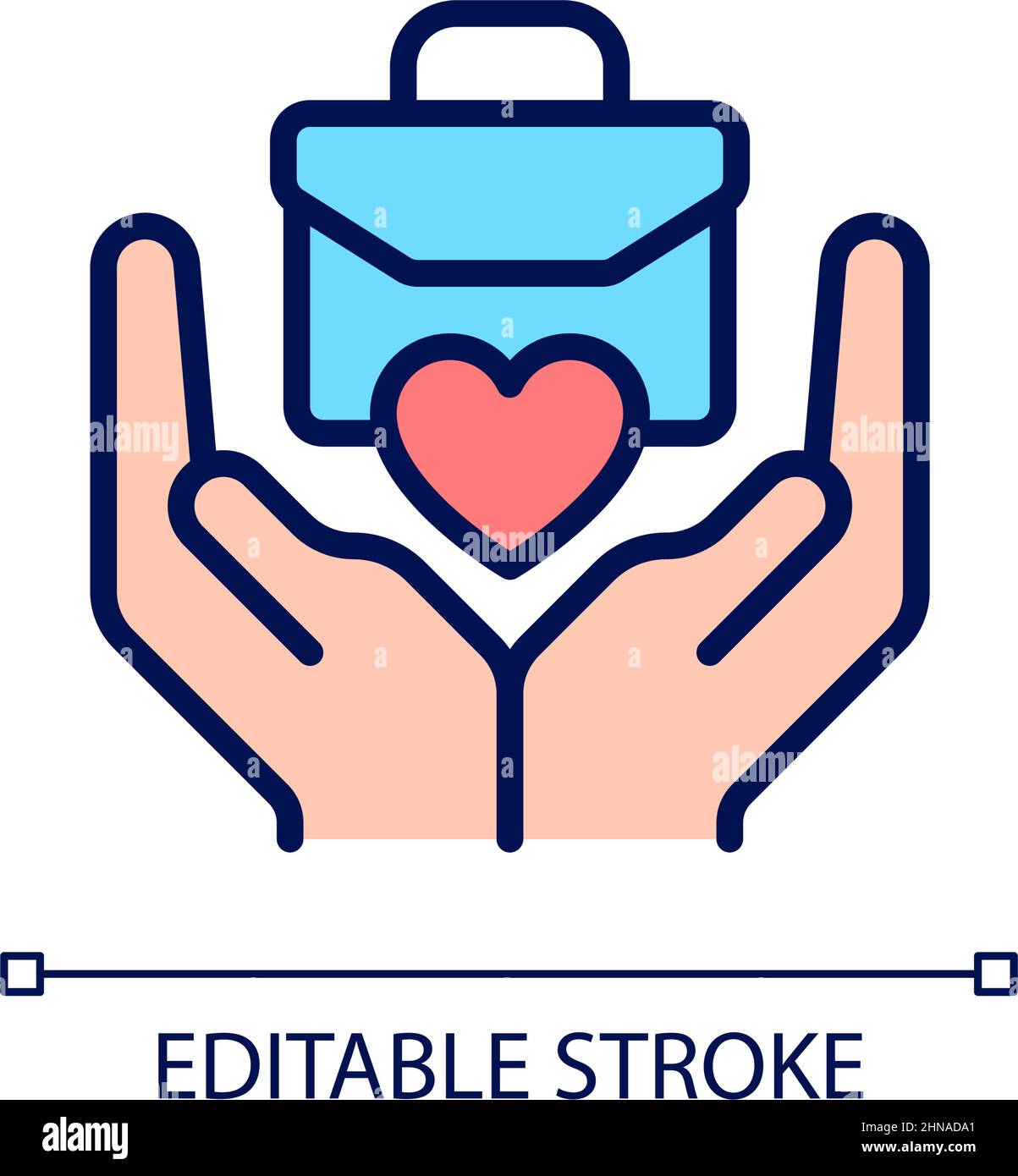 Social responsibility color icon Cut Out Stock Images & Pictures - Alamy