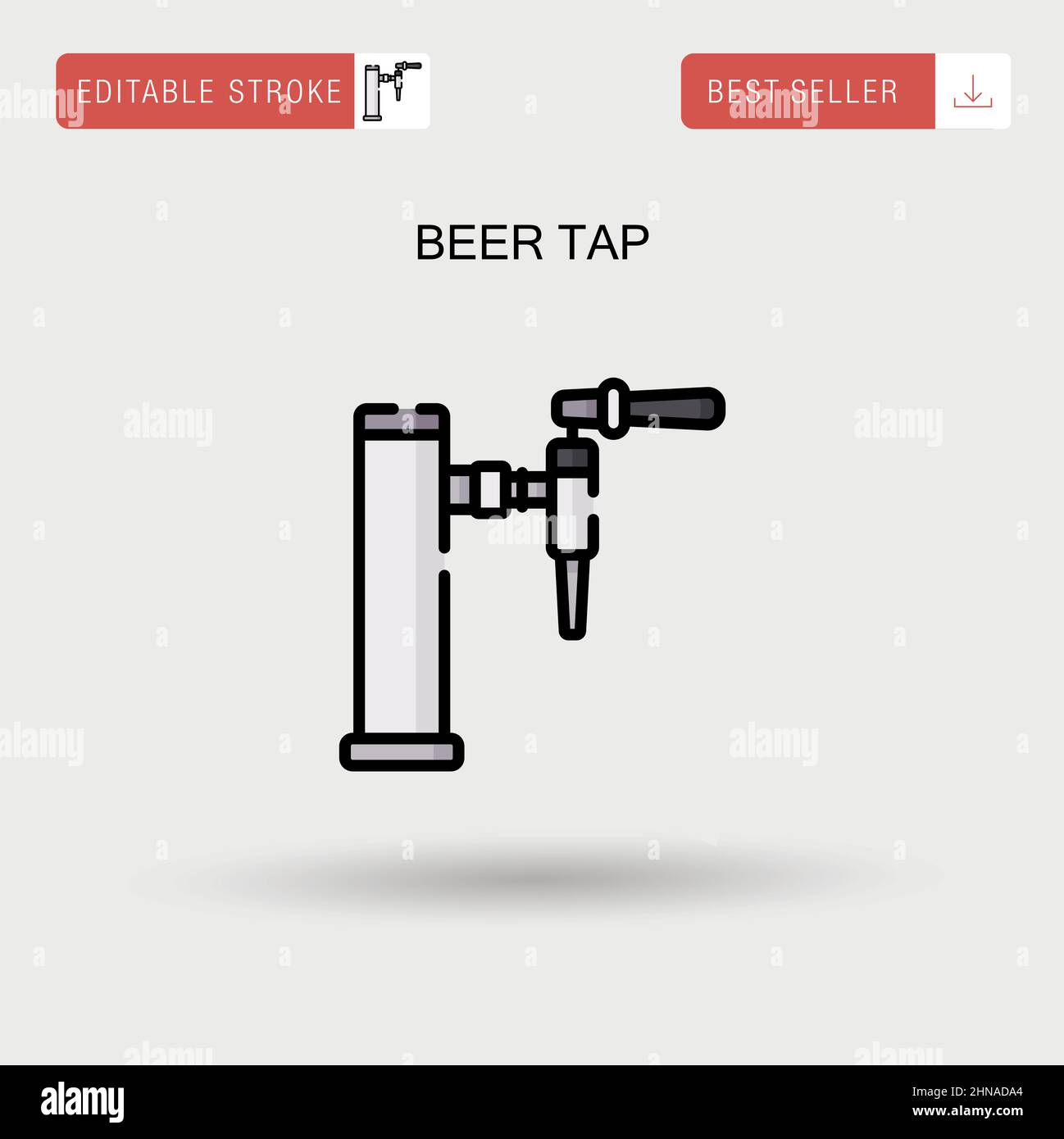 Beer Tap Silhouette