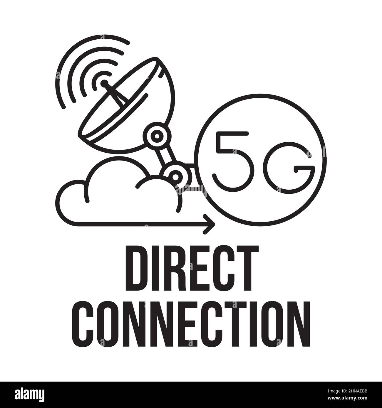 Direct broadcast satellite Stock Vector Images - Alamy