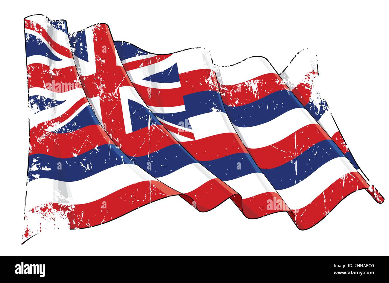 Hawaii flag vector vectors hi-res stock photography and images - Alamy