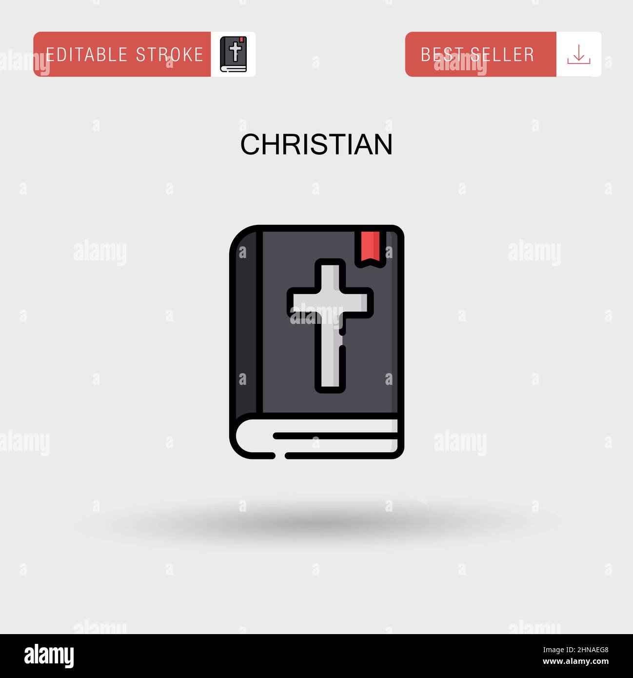 Christian Simple vector icon Stock Vector Image & Art - Alamy