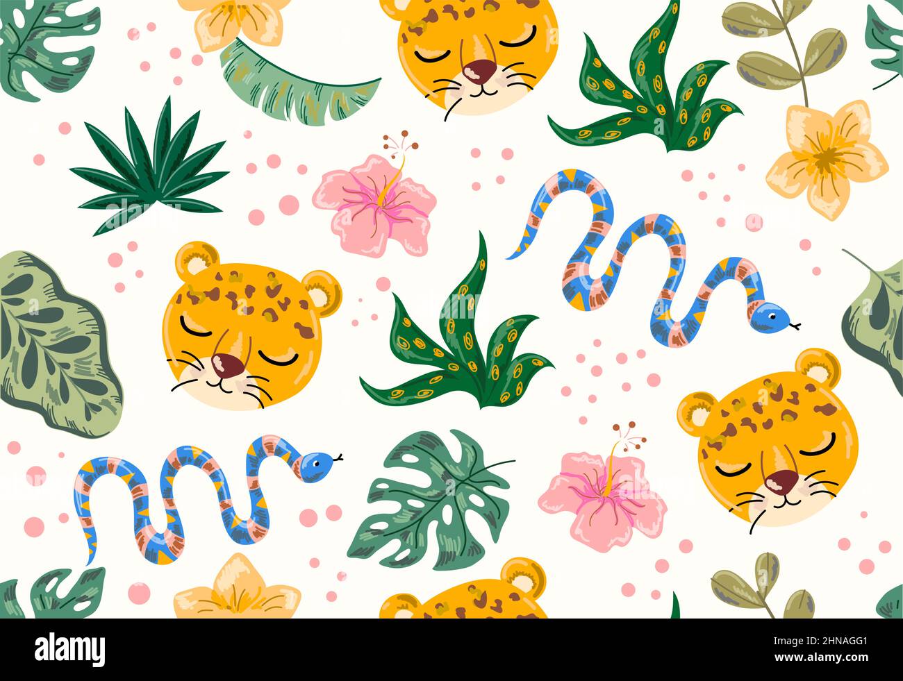 Jungle seamless pattern Stock Vector Image & Art - Alamy