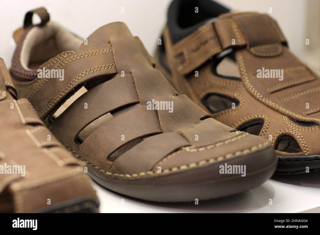 Buying shoes counter hi-res stock photography and images - Alamy