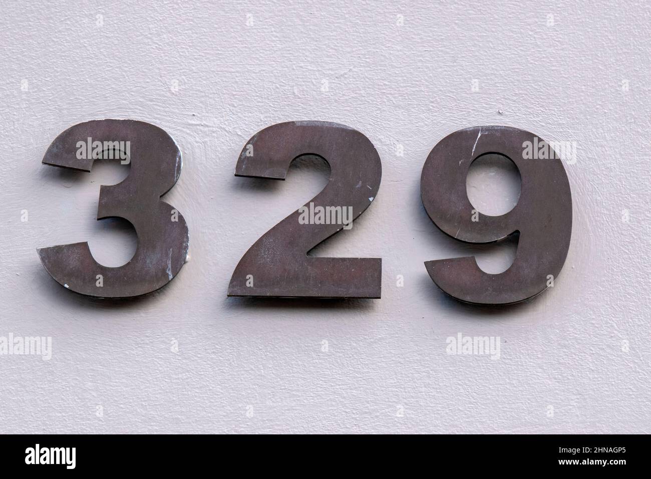 Close Up House Number 329 At Amsterdam The Netherlands 8-2-2022 Stock ...