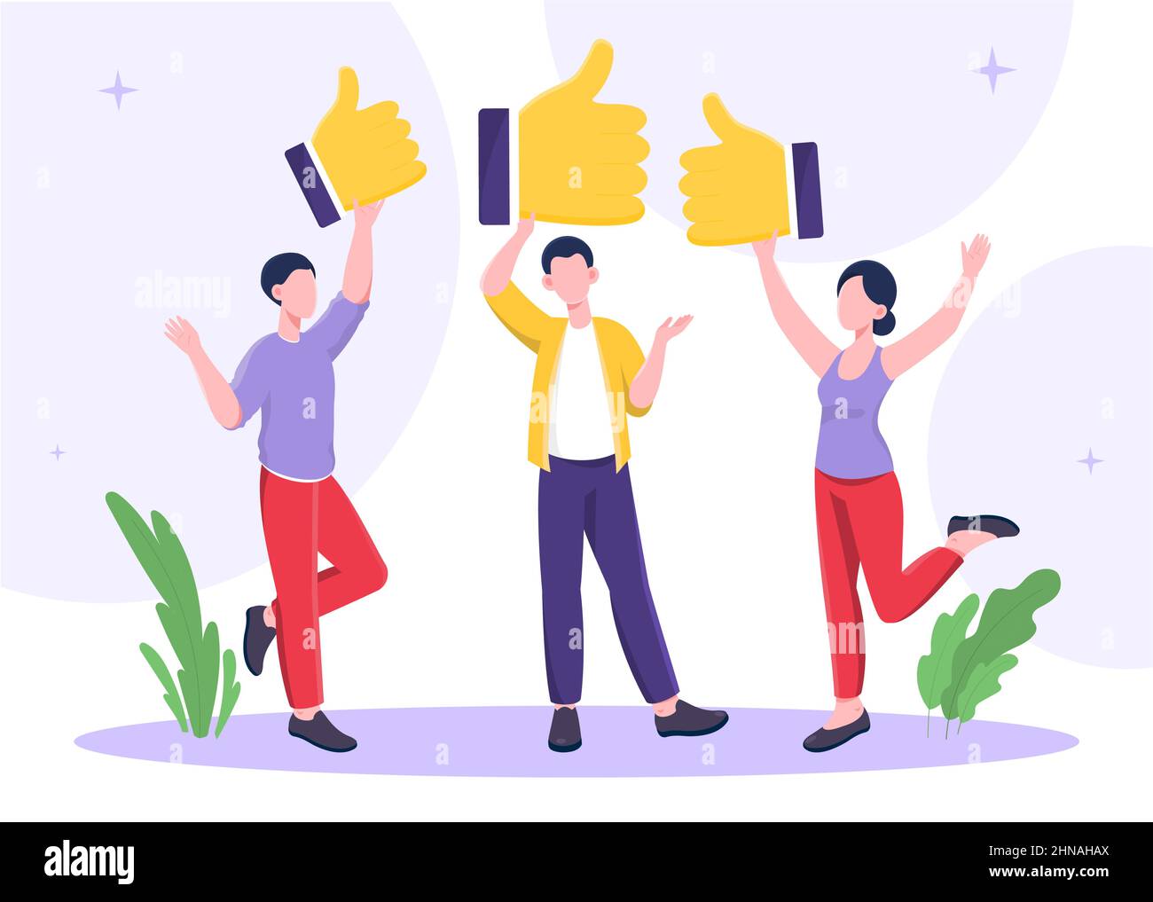 Positive feedback concept Stock Vector Image & Art - Alamy