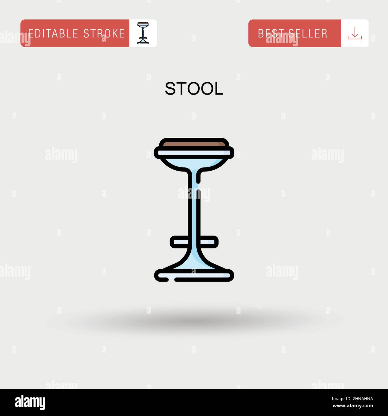 Kitchen round stools hi-res stock photography and images - Alamy