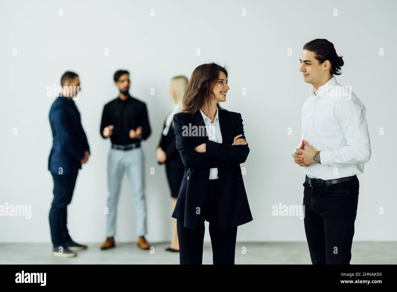 Business Group Meeting Discussion Strategy Working Concept Stock Photo ...
