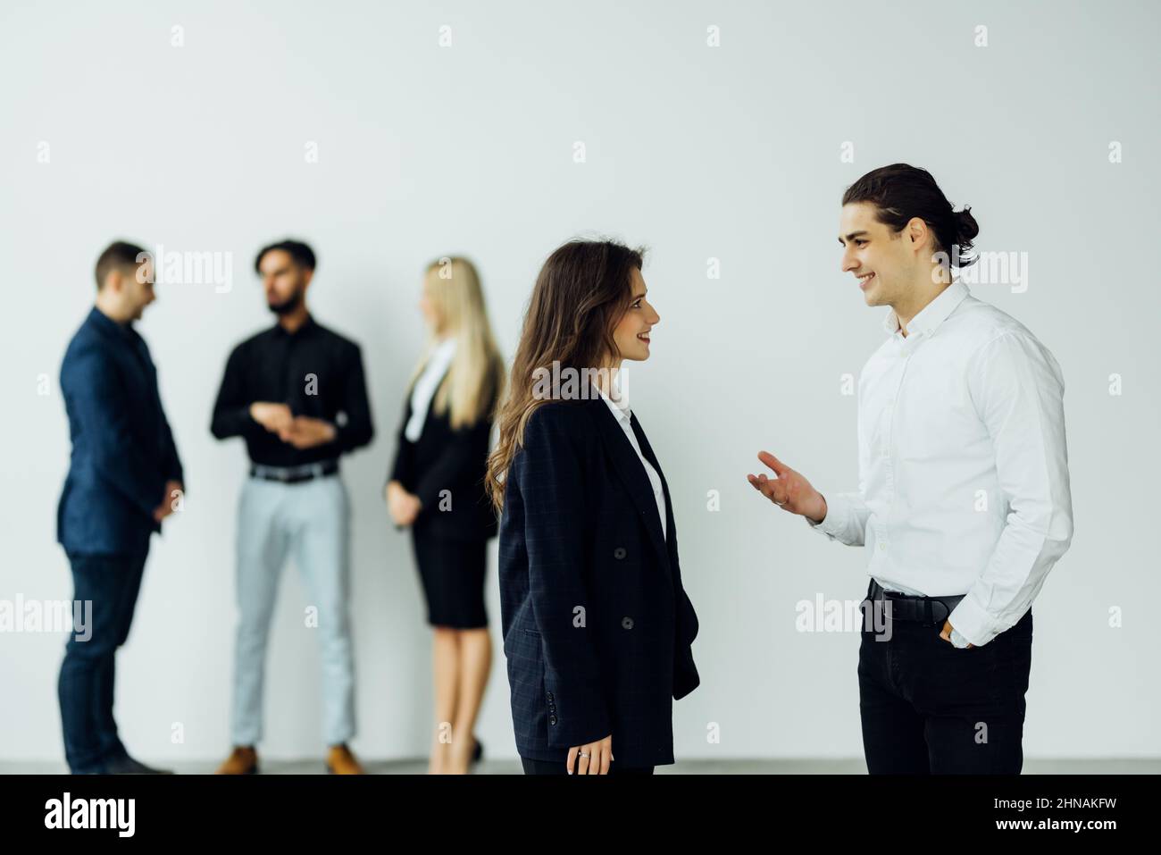 Business Group Meeting Discussion Strategy Working Concept Stock Photo ...