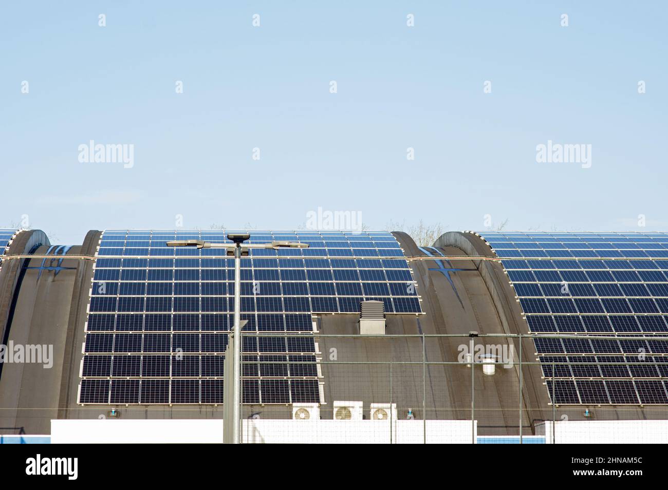 Curved solar panel roof hi-res stock photography and images - Alamy