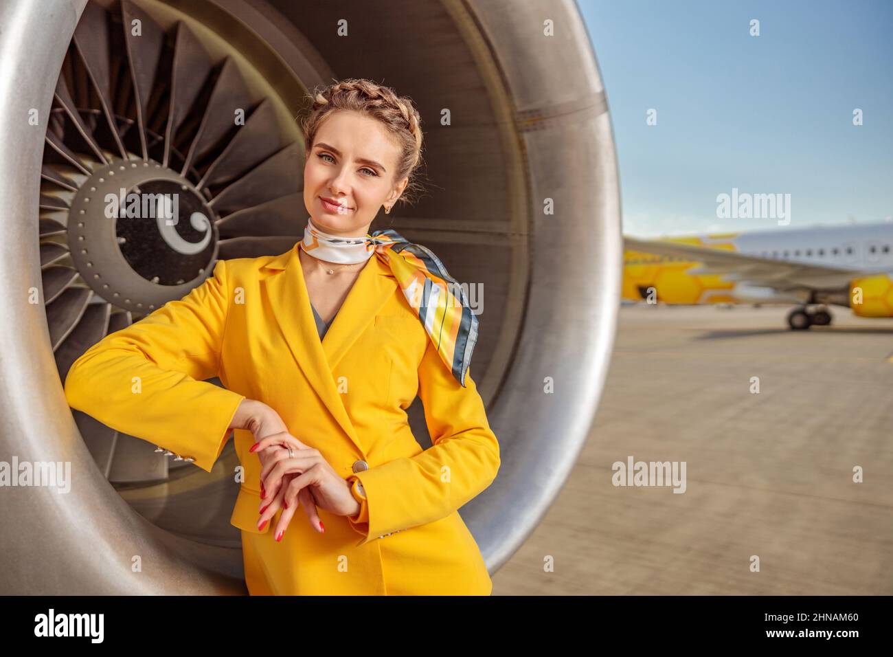 Standing near jet engine hi-res stock photography and images - Alamy