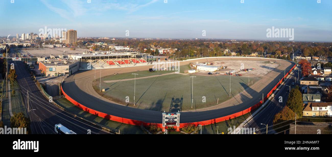 Western Fair Raceway Aerial. November 6 2021 Luke Durda/Alamy Stock ...