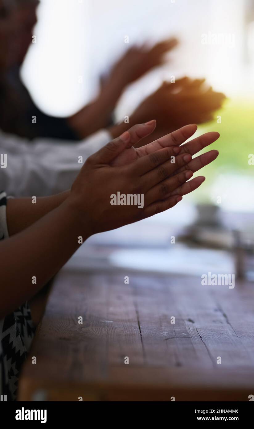 Giving praise hi-res stock photography and images - Alamy