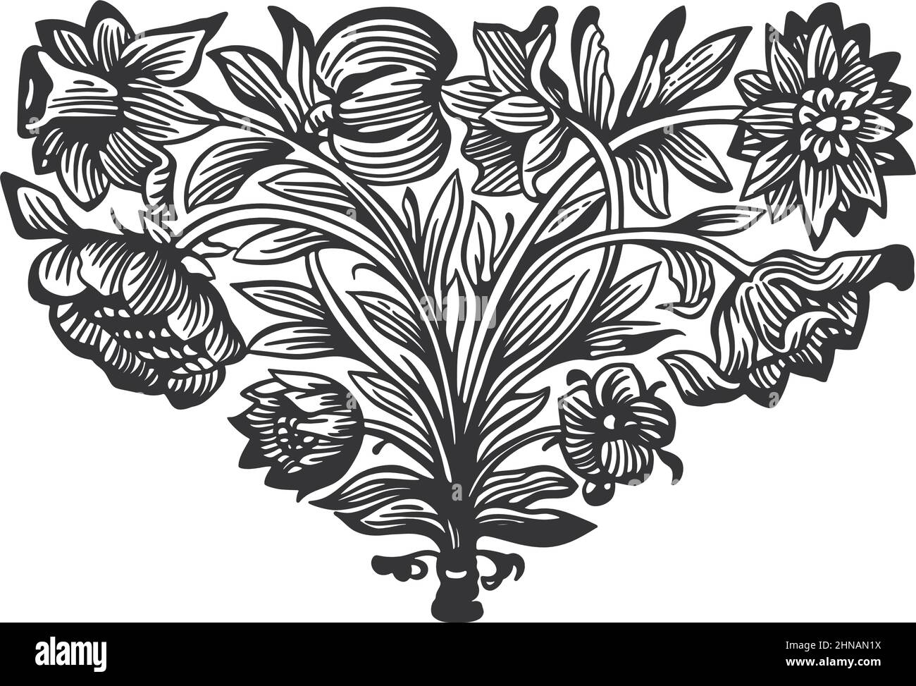 Classic vintage book vignette, great design for any purposes. Vintage ...