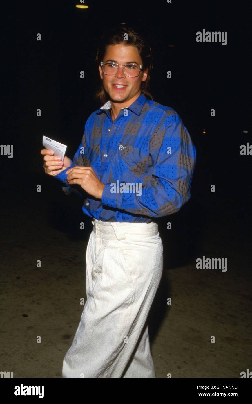 Rob Lowe Circa 1980's Credit: Ralph Dominguez/MediaPunch Stock Photo ...