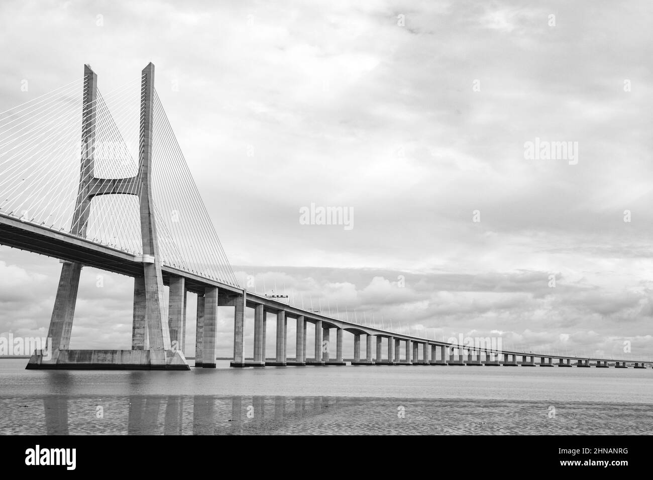 The Longest Bridge in Europe - Vasco da Gama bridge in Lisbon, Ponte ...