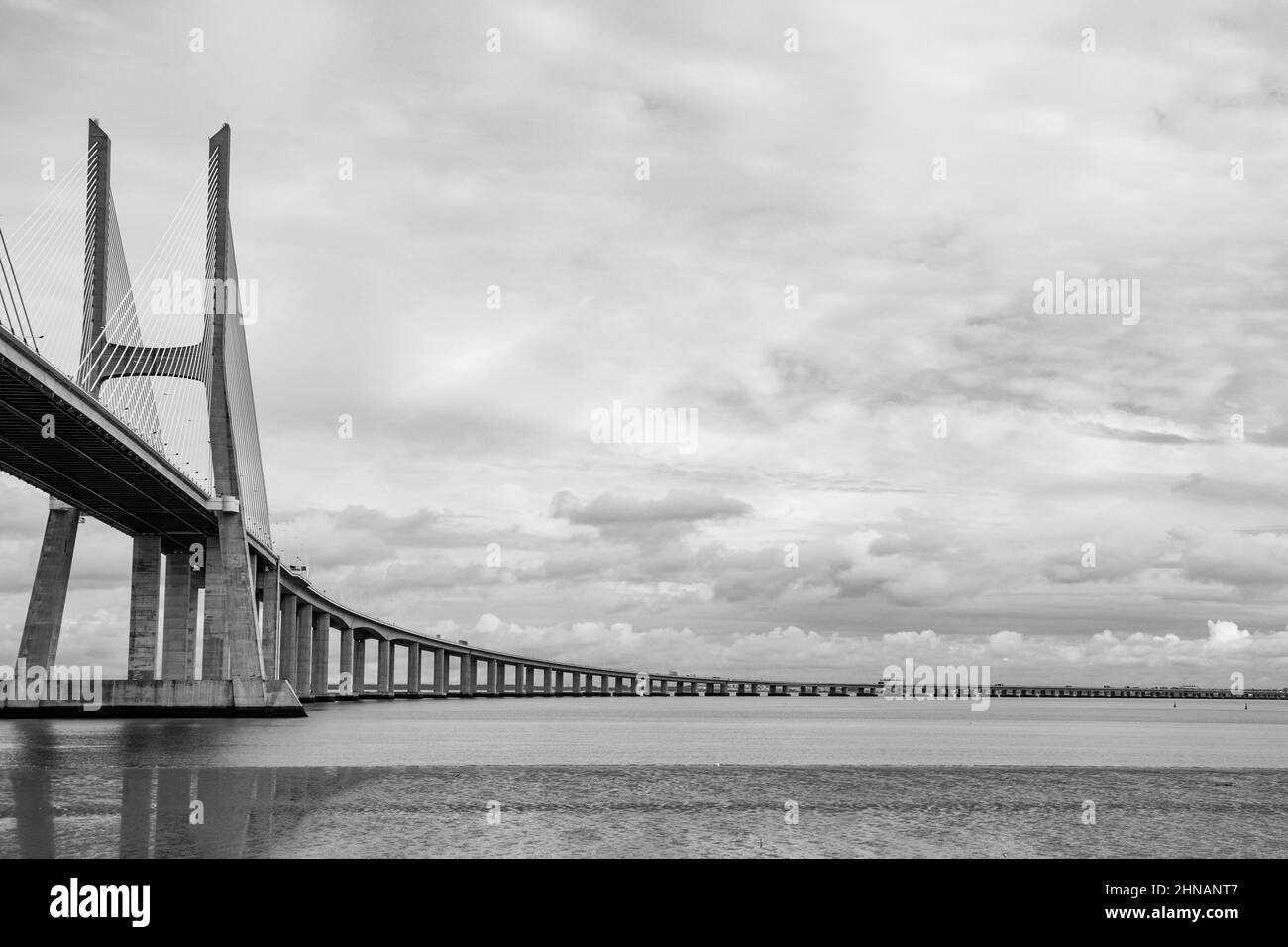 The Longest Bridge in Europe - Vasco da Gama bridge in Lisbon, Ponte ...