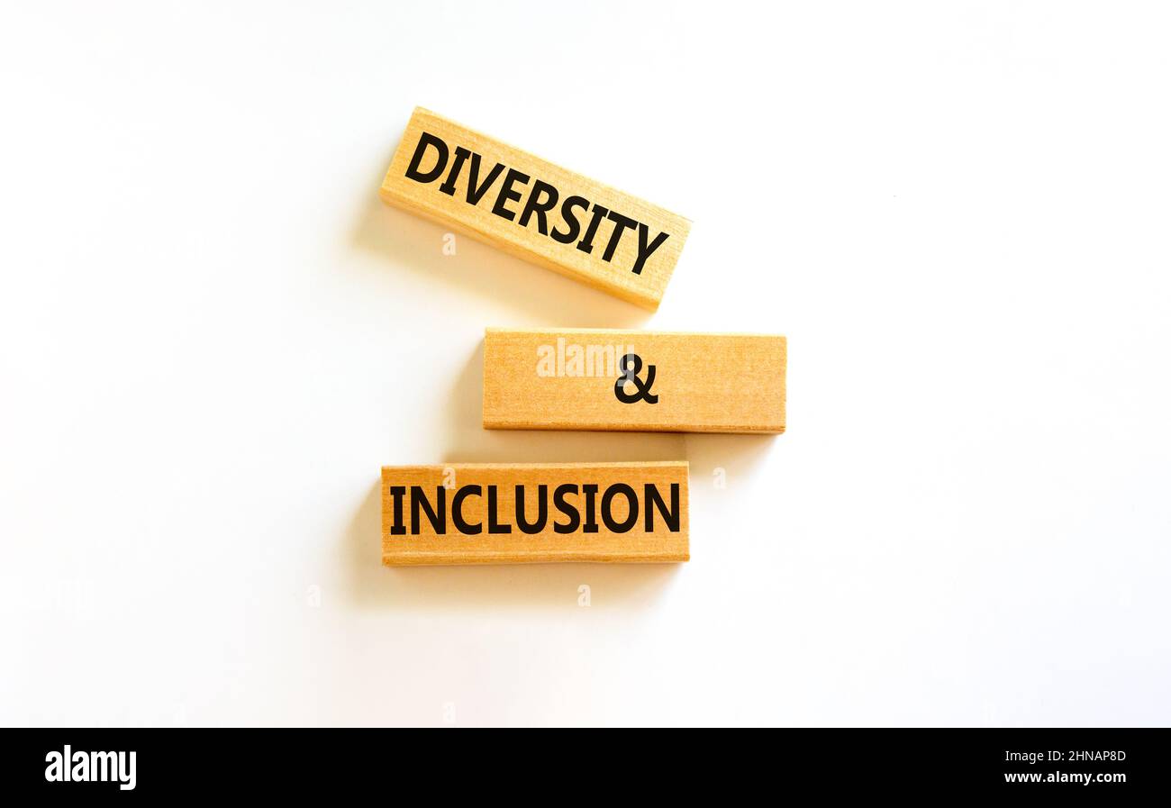 D and I, Diversity and inclusion symbol. Concept words D and I ...