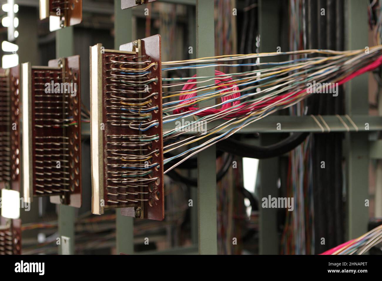 The digital distribution frame on telecom site Stock Photo - Alamy